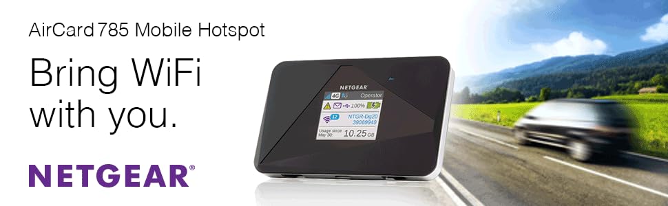 NETGEAR Aircard AC785 Wi-Fi Mobile Broadband Hotspot with Super Fast 4G ...