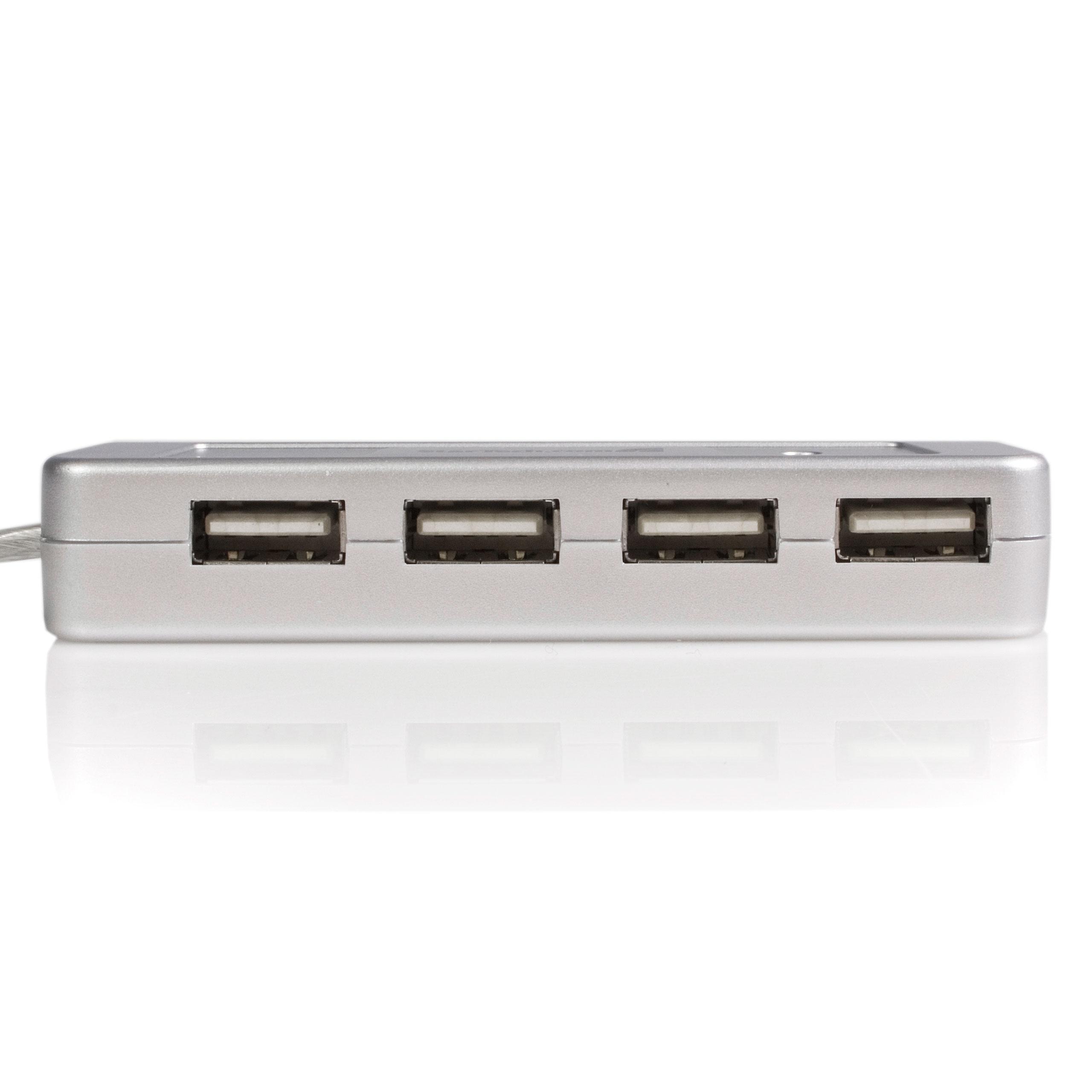 StarTech.com ST4200MINI Mini 4 Port USB 2.0 Hub, Portable USB Hub ...