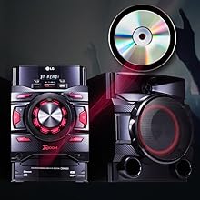 LG LOUDR CM4560 700 W Home Audio System with Auto DJ, DJ Effect and ...