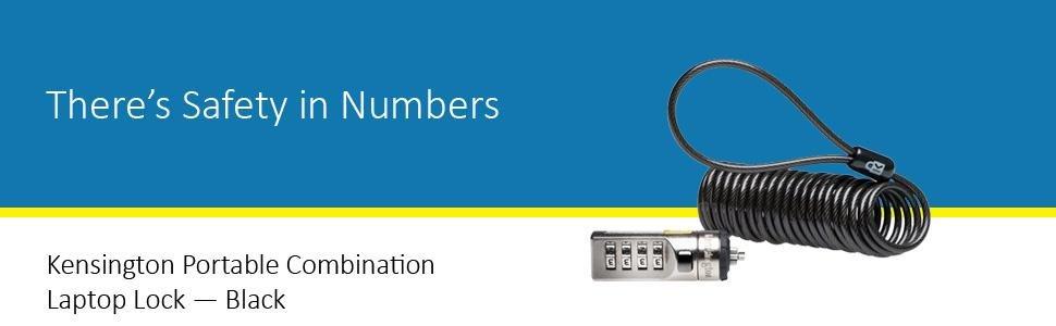 Kensington Combination Portable Laptop Lock : Amazon.co.uk: Electronics ...