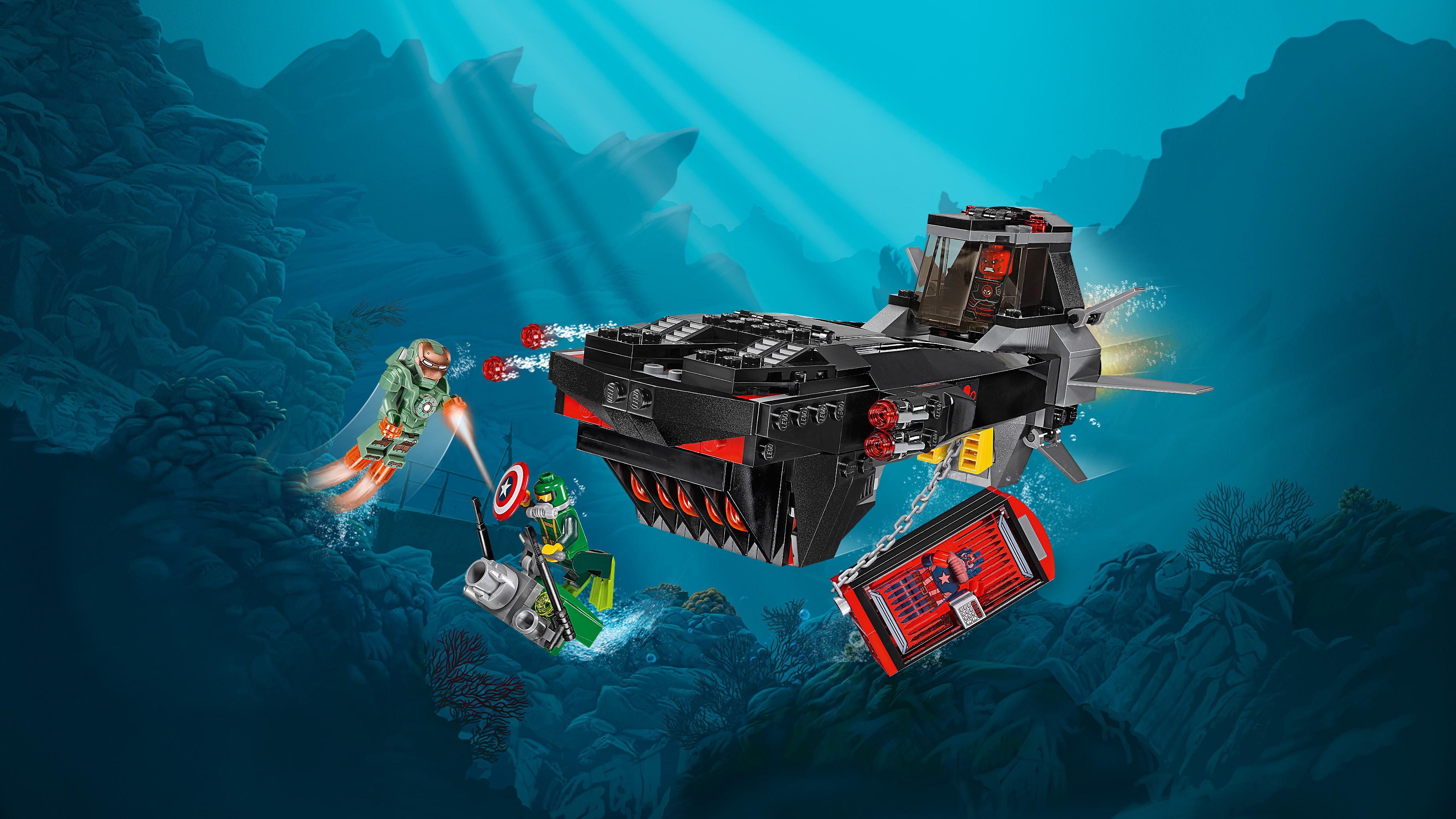 LEGO Super Heroes 76048 Iron Skull Sub Attack: LEGO: Amazon.co.uk: Toys ...