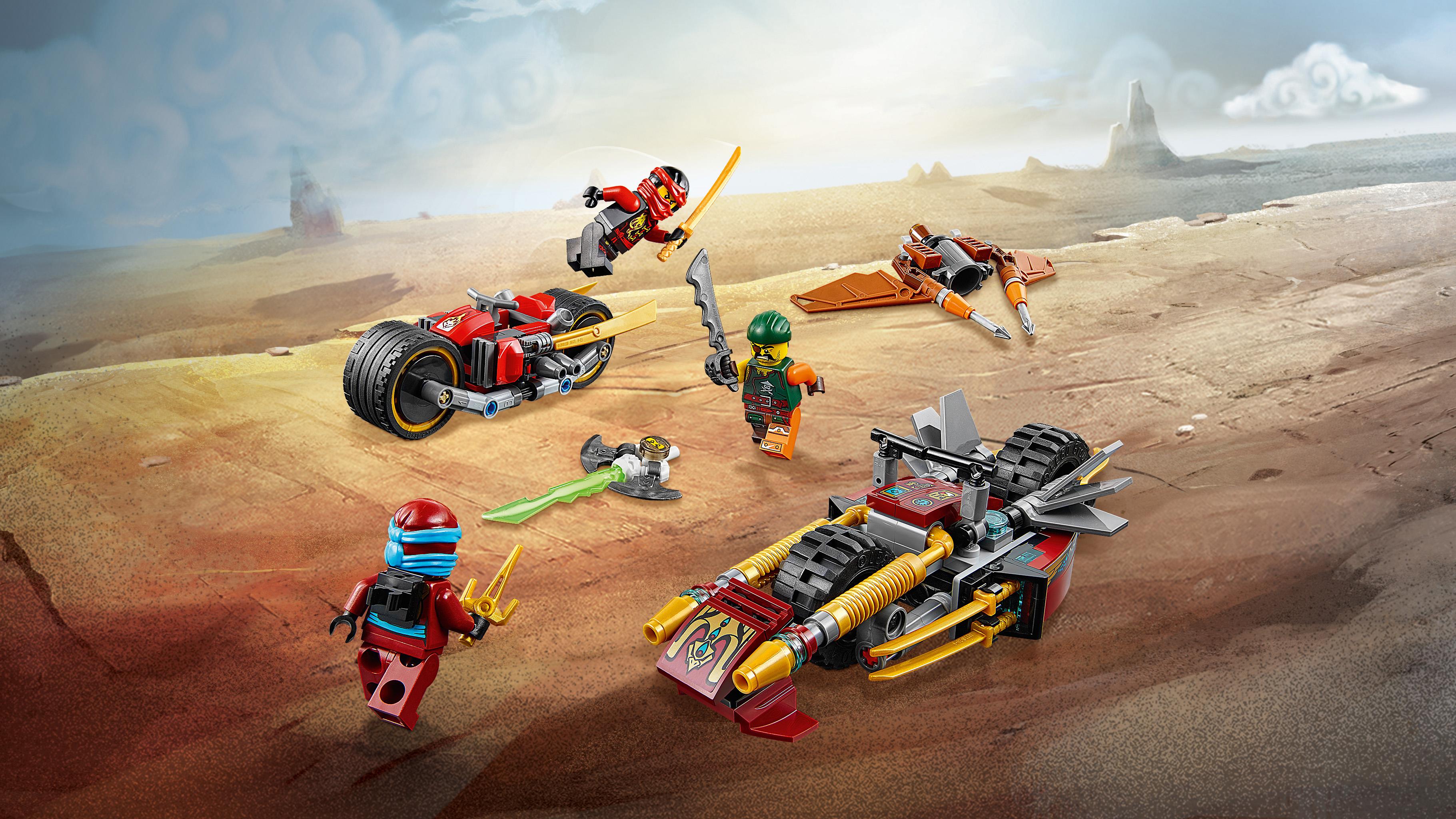 LEGO Ninjago 70600 Ninja Bike Chase Playset: Amazon.co.uk: Toys & Games