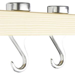 MasterClass Solid Pan Rack Hook, 10.5 cm (4"): Amazon.co.uk: Kitchen & Home