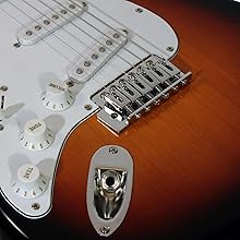 Rockburn ST Style Electric Left Handed Guitar Pack - Sunburst: Amazon ...