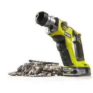 Ryobi R18SDS-0 ONE+ SDS Plus Cordless Rotary Hammer Drill (Body Only ...