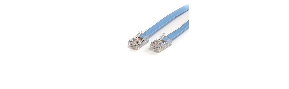 StarTech.com ROLLOVERMM6 Cisco Console Rollover Cable, RJ45 Ethernet ...