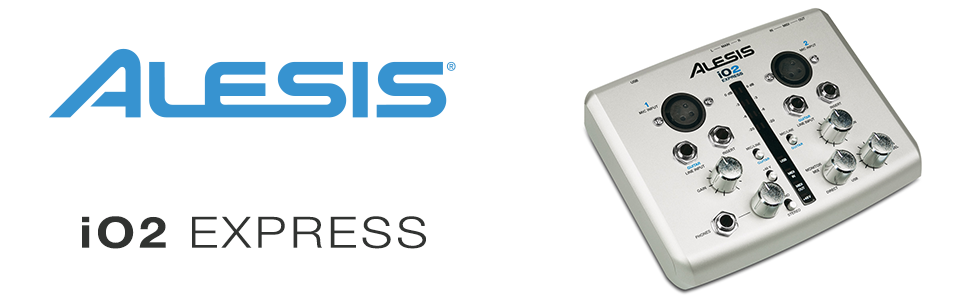 Alesis IO2 Express Audio Interface: Amazon.co.uk: Musical Instruments