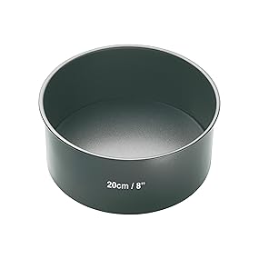 MasterClass Non-Stick Deep Round Cake Tin With Loose Base, 20 cm (8 ...