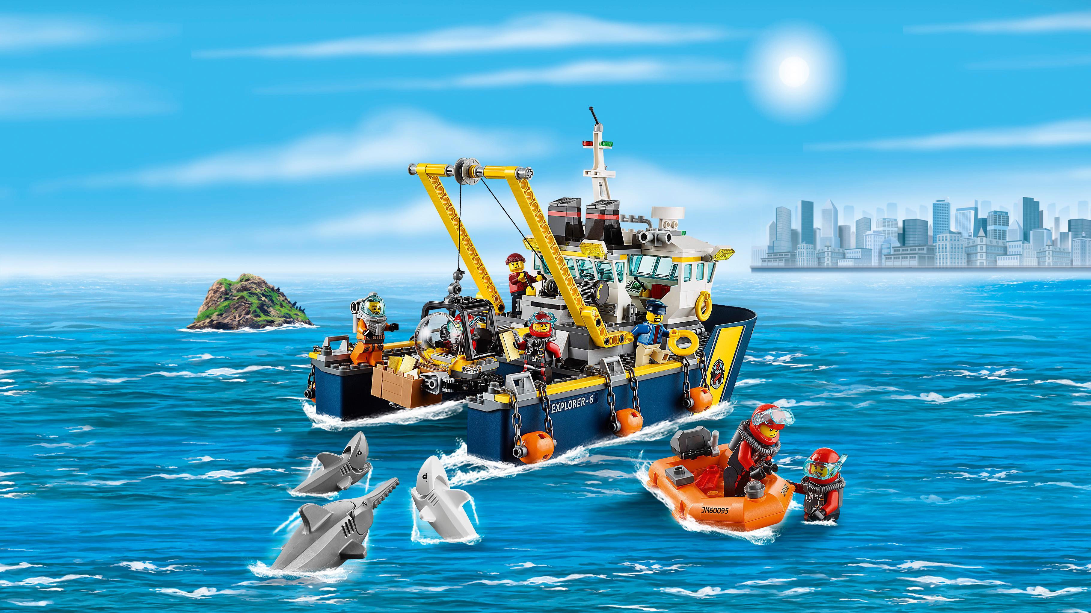 LEGO 60095 City Explorers Deep Sea Exploration Vessel: Amazon.co.uk ...