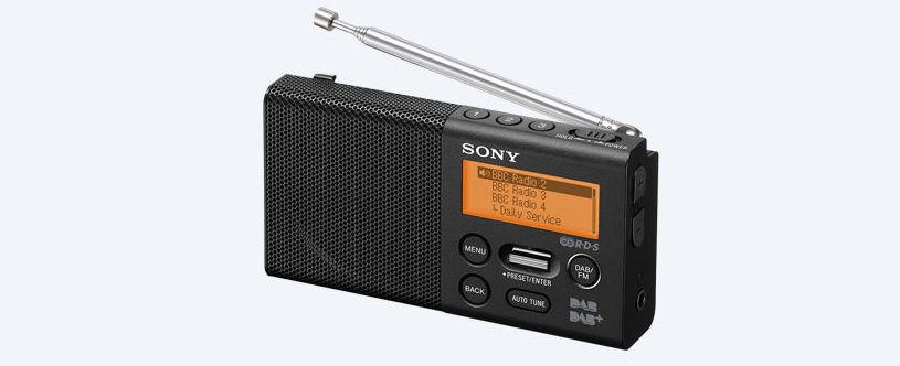 Sony XDR-P1DBP Pocket DAB/DAB+ Radio - Black: Amazon.co.uk: TV