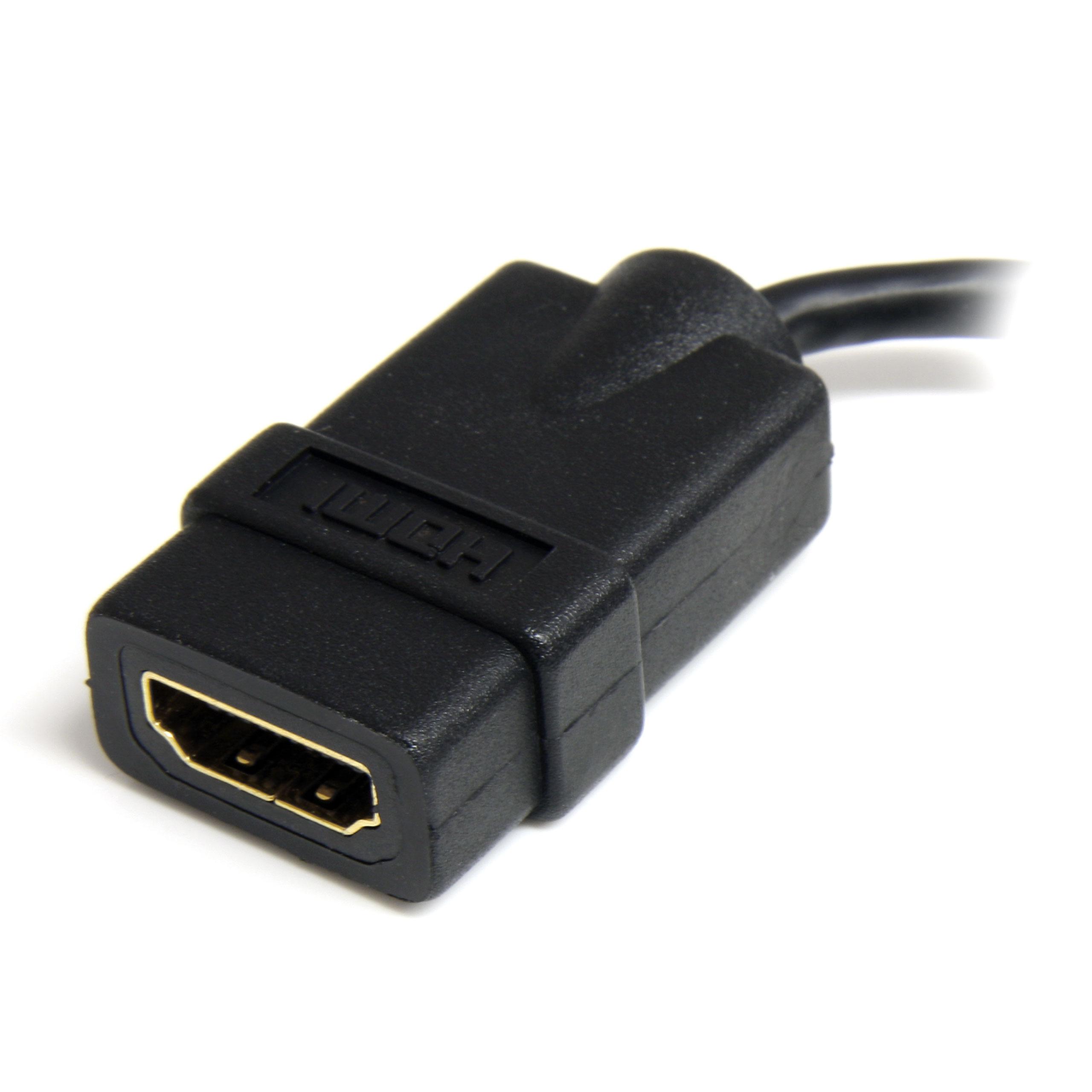 StarTech.com 5in High Speed HDMI Adapter Cable - HDMI: Amazon.co.uk ...