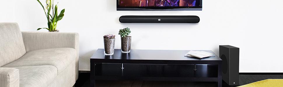 JBL Home Cinema SB 150 Soundbar Speaker System with Wireless Subwoofer ...
