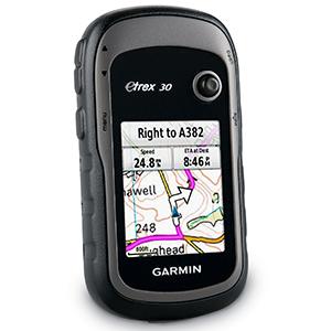 Garmin eTrex 30 Handheld GPS with TOPO UK, Ireland Light Map, Compass ...
