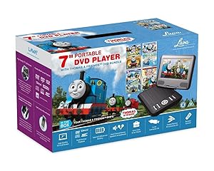Lava 7-inch Portable DVD Player with Thomas and Friends Bundle (Misty ...