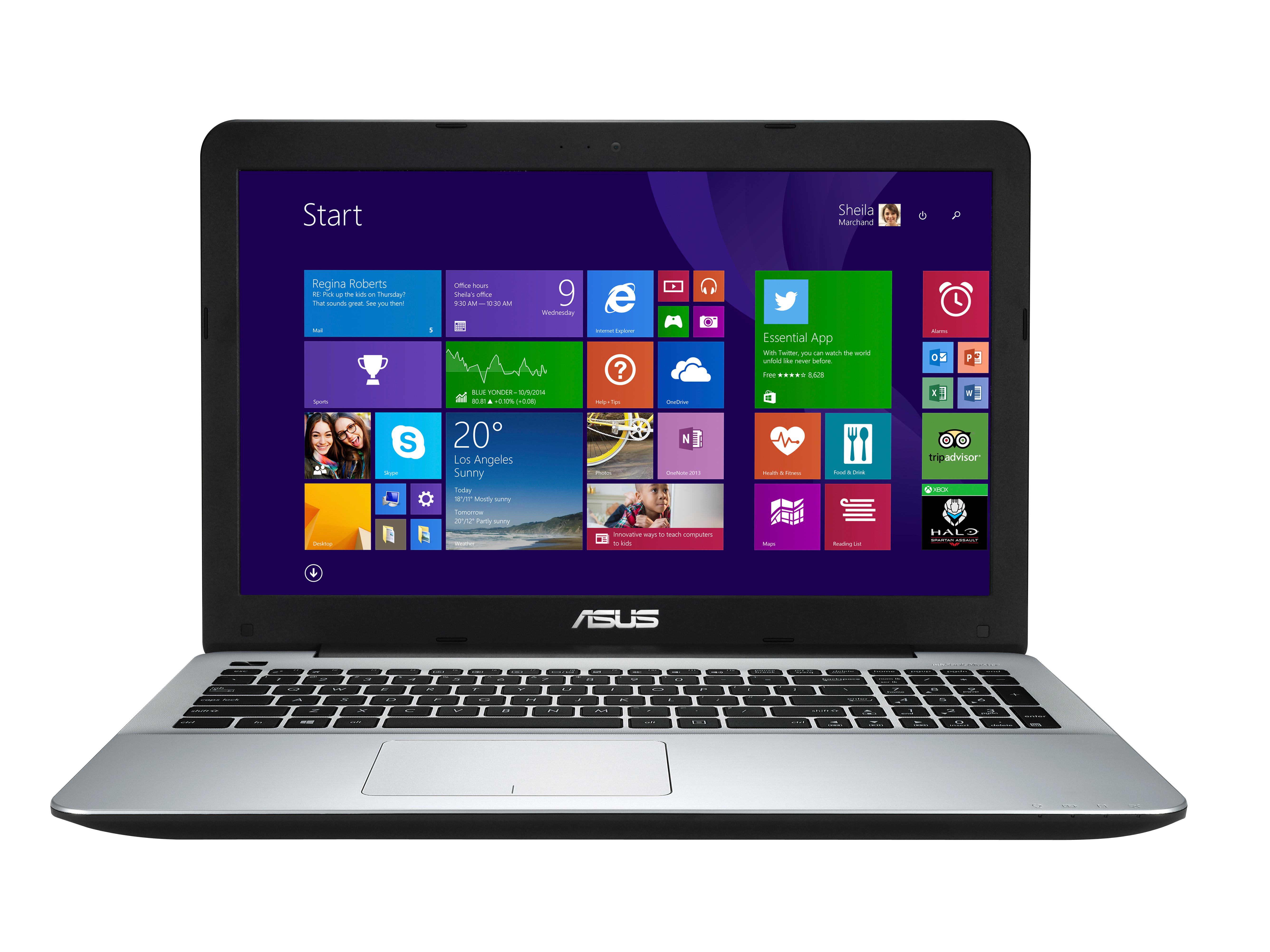 ASUS X555LA 15.6-Inch Notebook (Intel Core i3-4030U 1.9 GHz, 4 GB RAM ...