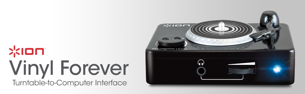 ION Audio Vinyl Forever | Compact USB Audio Conversion Turntable ...