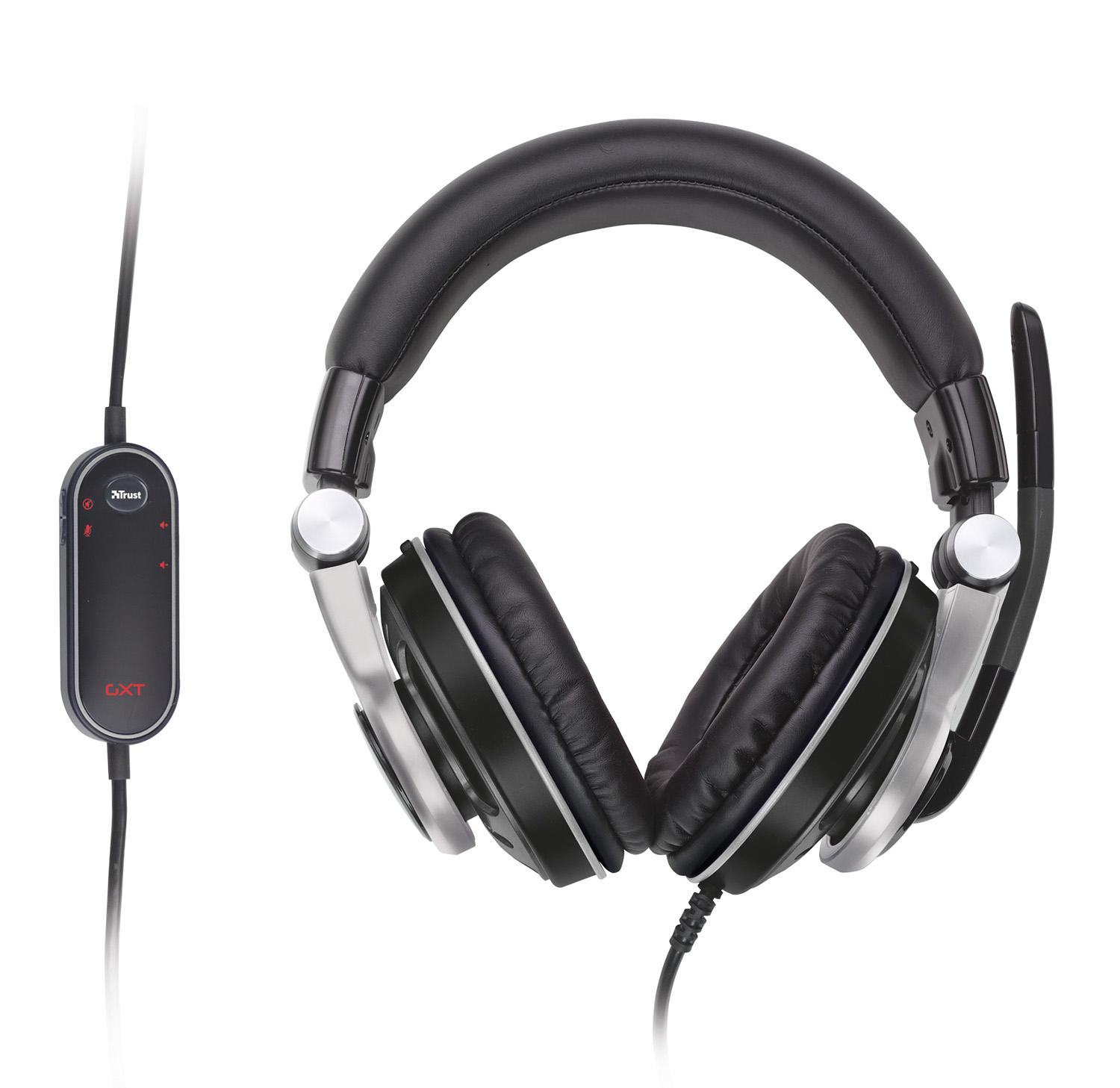 Trust GXT 26 5.1 Surround Headset for PC, Laptop with USB-connection ...