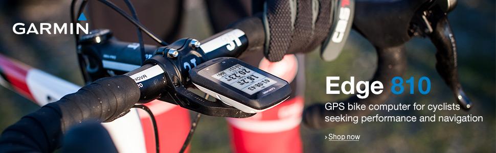 Garmin Edge 810 GPS Bike Computer with Heart Rate Monitor, Speed ...