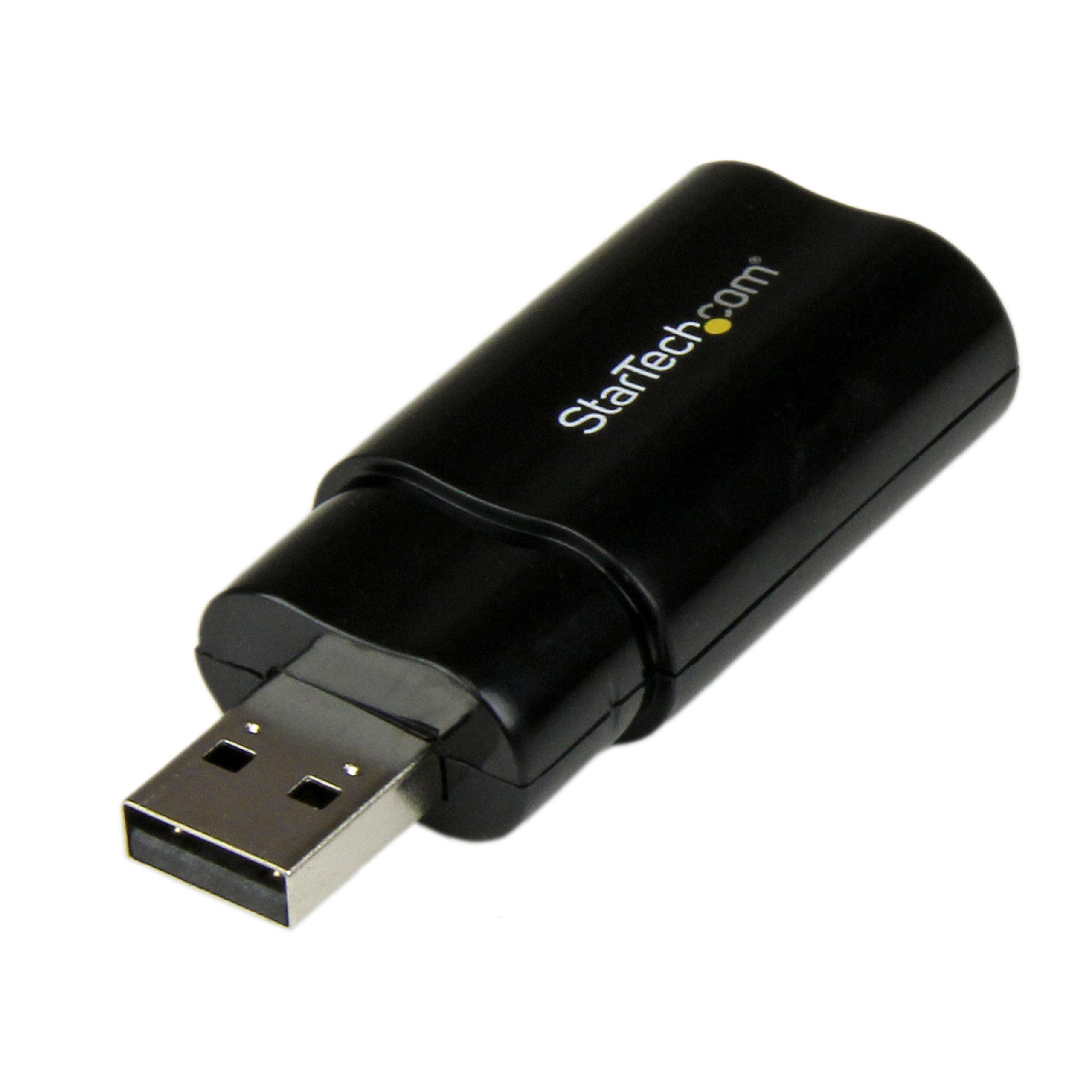 StarTech.com ICUSBAUDIOB USB Sound Card, 3.5 mm Audio: Amazon.co.uk ...