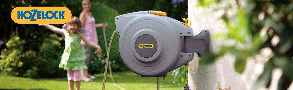Hozelock Auto Reel hose box with 20 m hose, assorted colors: Amazon.co ...