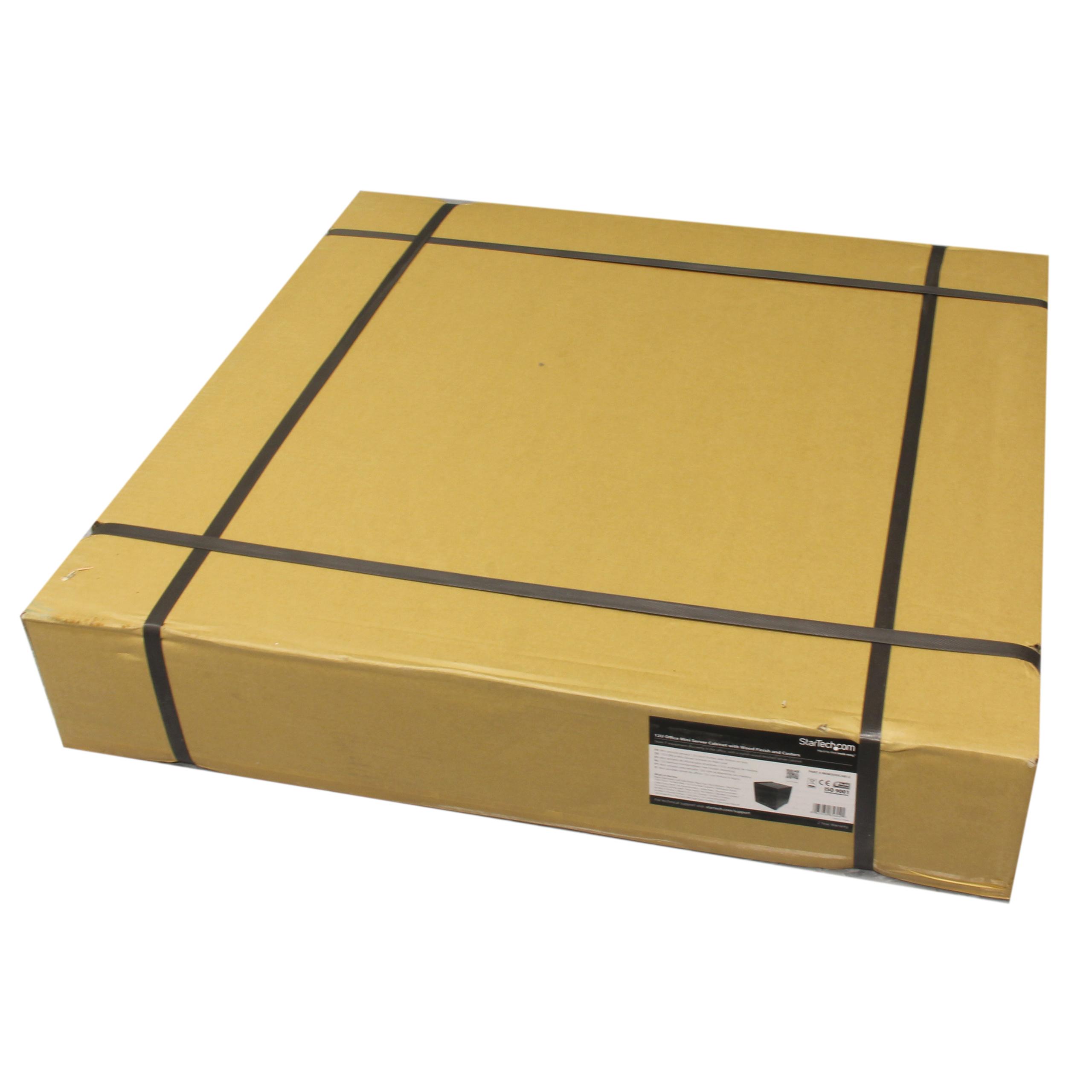 StarTech.com 12U AV Rack Cabinet - 21” Deep - Wood Finish - Floor ...