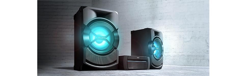 Sony SHAKE-X3D High Power Audio System - Black: Amazon.co.uk: TV
