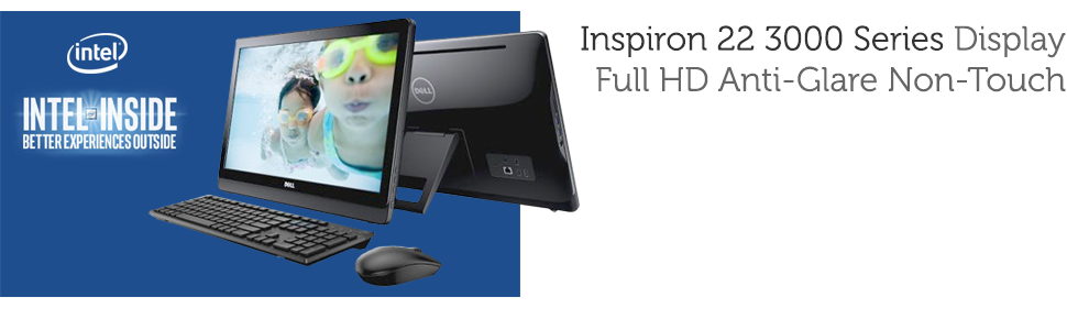 Dell Inspiron 22-3000 Series All in One Desktop (Intel Core i3 ...