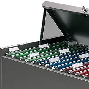 Rexel Twinlock Lockable Mobile Filing Trolley - 381 x 245 x 285 mm ...