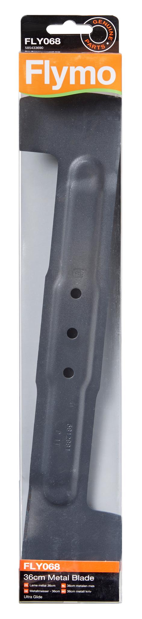 Genuine Flymo 36 cm Metal Lawnmower Blade FLY068: Amazon.co.uk: DIY & Tools