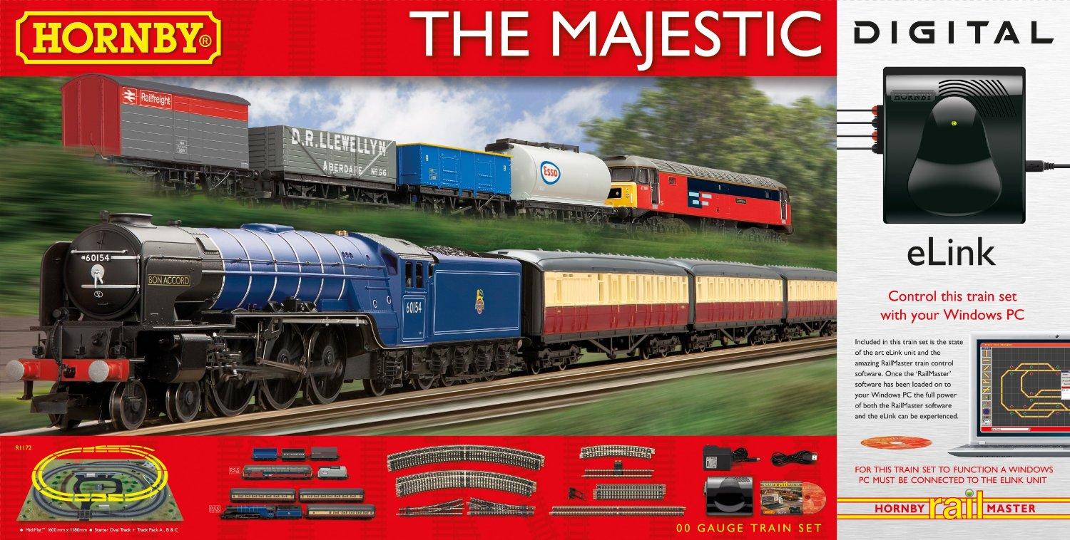 Hornby The Majestic With E-Link Dcc 00 Gauge Electric Train Set: Amazon ...