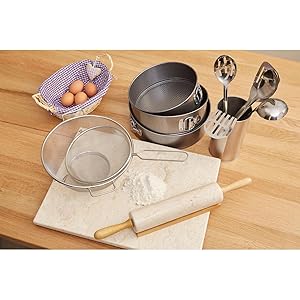 Premier Housewares 506203 Cake Tins Set Of 3 SpringForm Cake Tin Baking ...