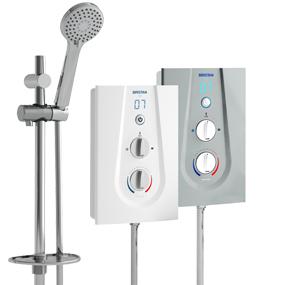 Bristan JOYT385 W 8.5 kW Joy 3 Thermostatic Electric Shower - White ...