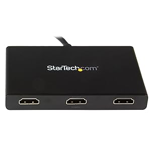 StarTech.com DisplayPort to HDMI Multi-Monitor Splitter: Amazon.co.uk ...