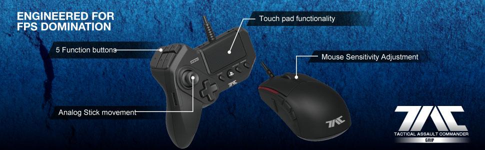 HORI Tactical Assault Commander GRIP (TAC: GRIP) KeyPad and Gamepad ...