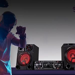 LG LOUDR CM8460 2,750W Hi-Fi, lighting, DJ effect w: Amazon.co.uk ...