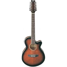 Ashton SL29/12CEQ 12-String Electro-Acoustic Guitar - Tobacco Sunburst ...