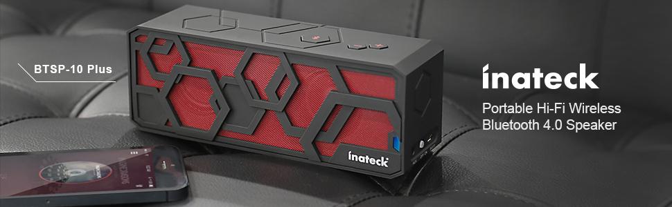 Inateck Portable Hi-Fi Bluetooth 4.0 Wireless Speaker for iPhone iPad ...
