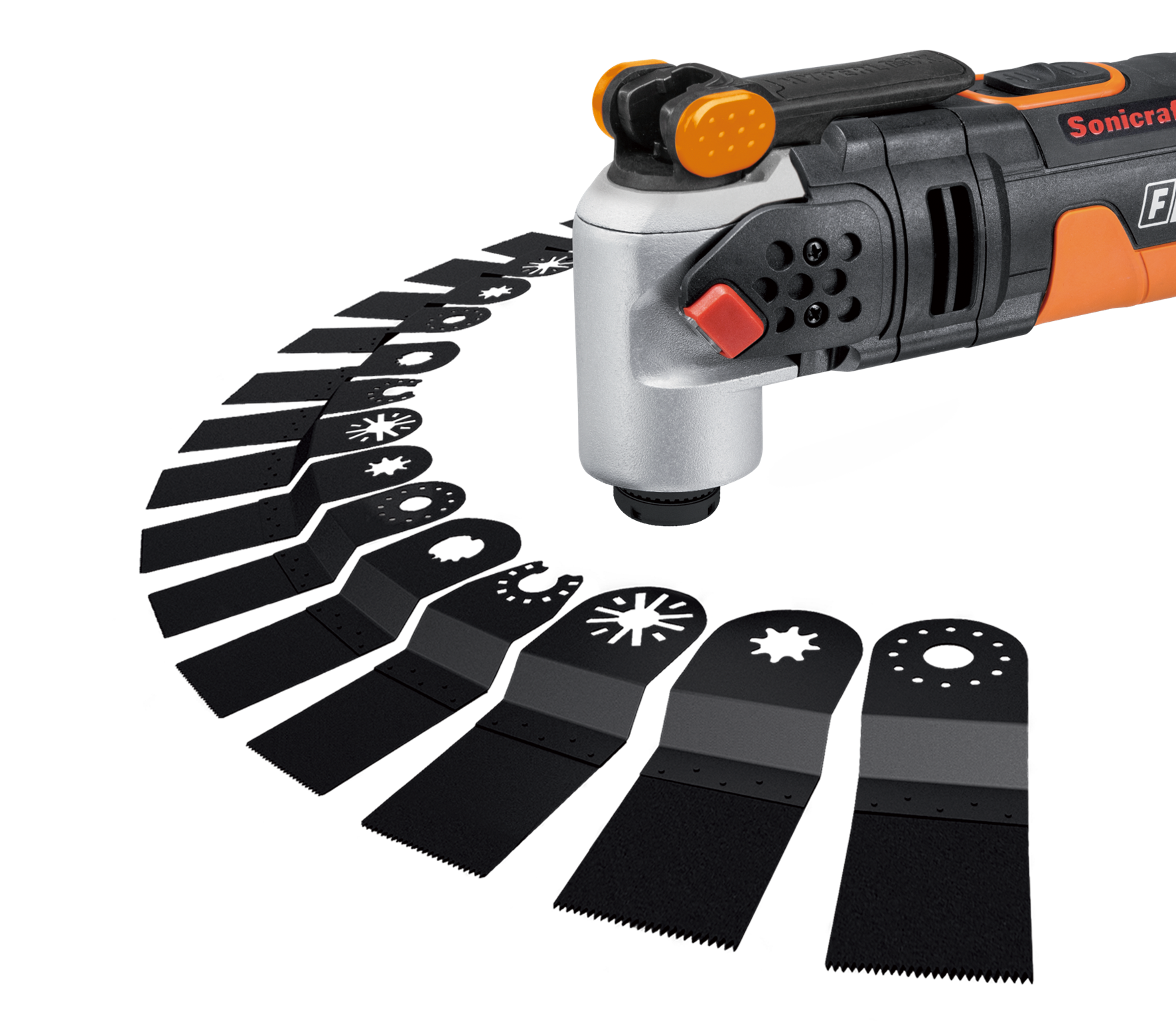 WORX WX681 F50 450W Sonicrafter Multi-Tool Oscillating Tool with 40 ...