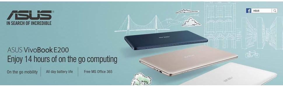 ASUS VivoBook E200H 11.6 inch HD LED Notebook with Microsoft Office 365 ...