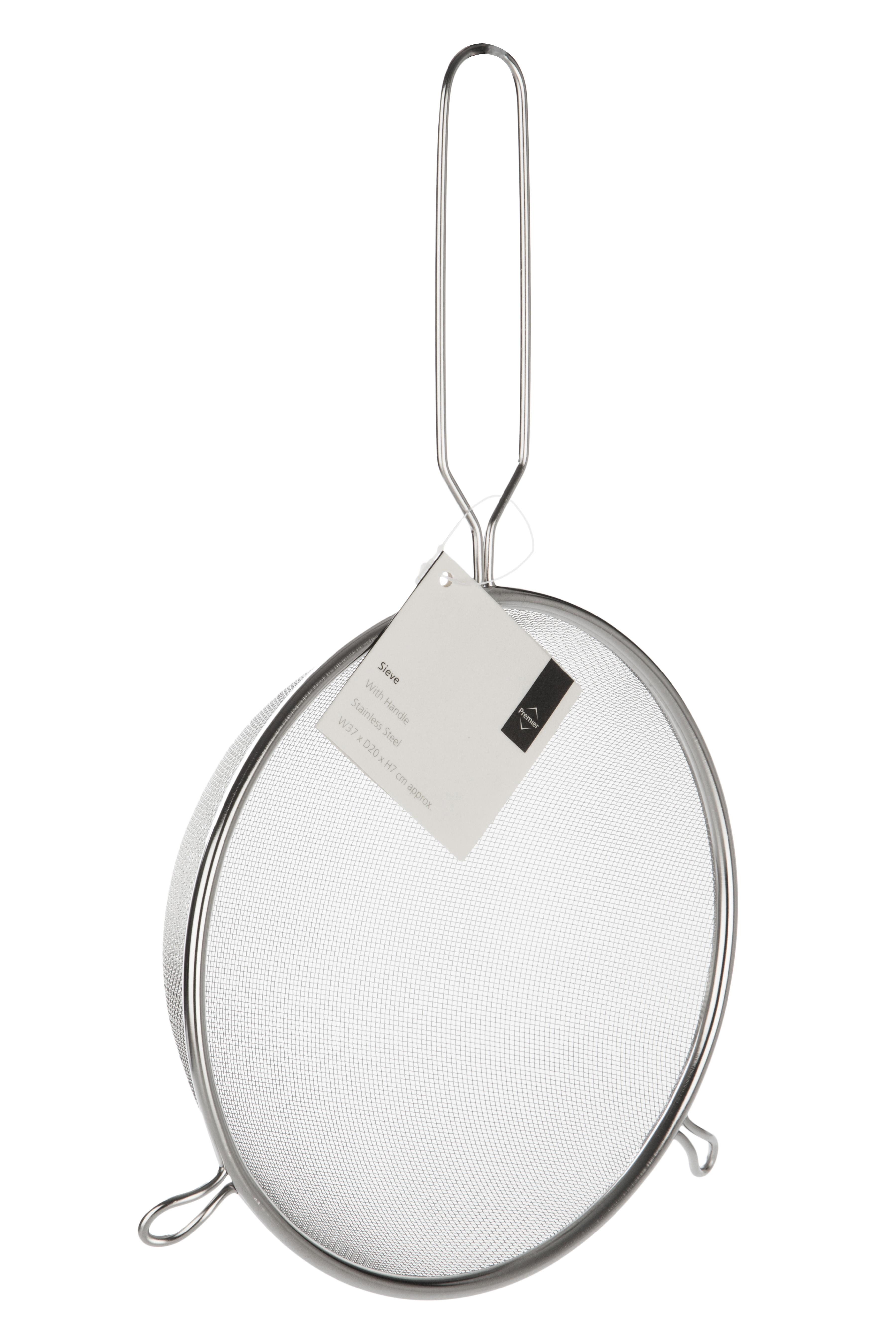 Premier Housewares Stainless Steel Sieve, 20 cm: Amazon.co.uk: Kitchen ...