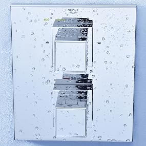 GROHE 19959000 Grohtherm Cube Shower Thermostatic Trim for Rapido T ...