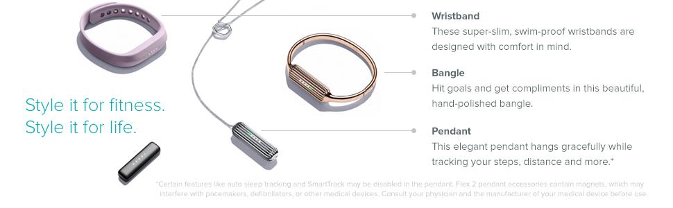 Fitbit Flex 2 Waterproof Activity & Fitness tracker - Lavender: Amazon ...