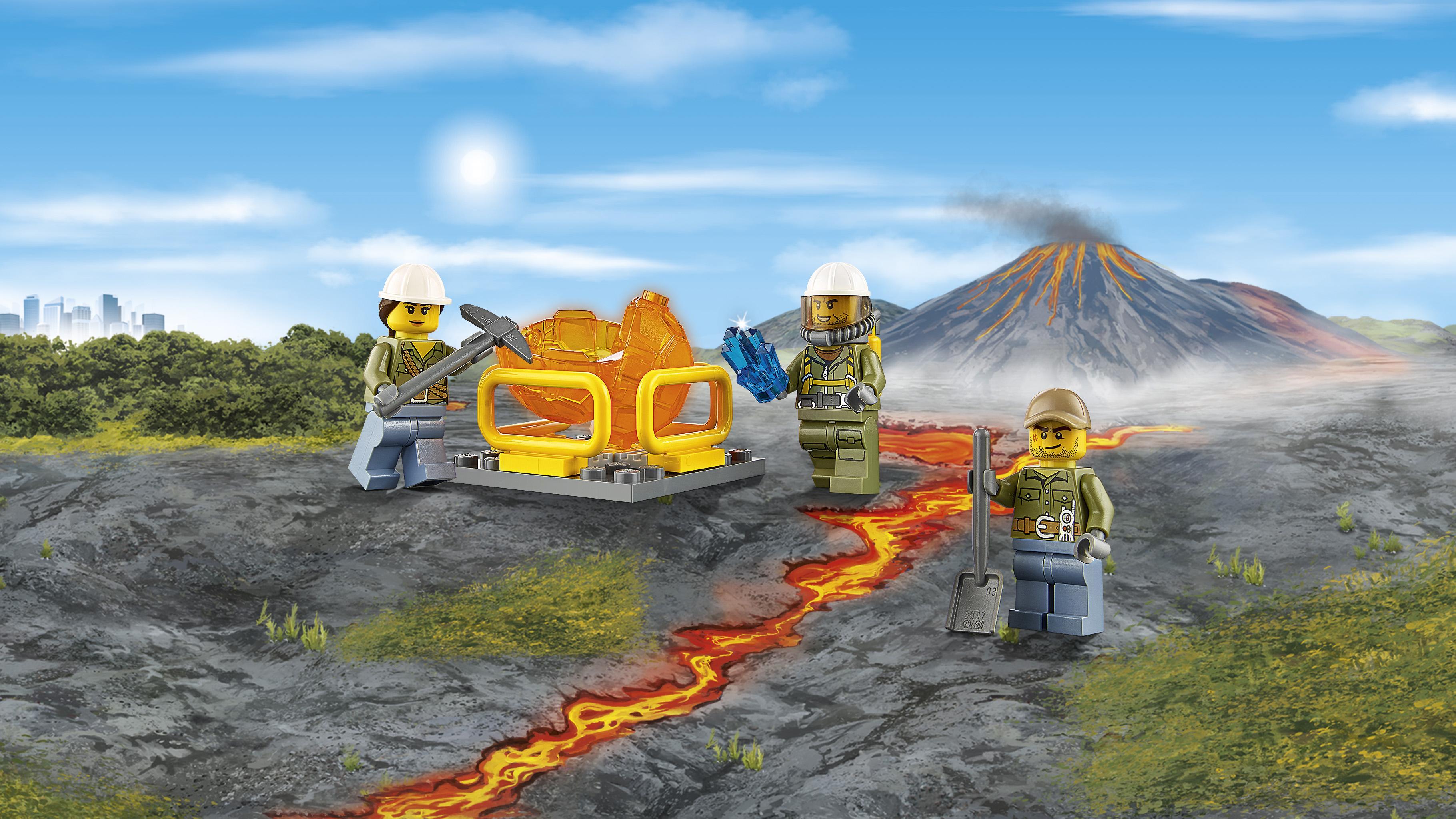 LEGO 60122 City Volcano Explorers Volcano Crawler Building Toy: LEGO ...