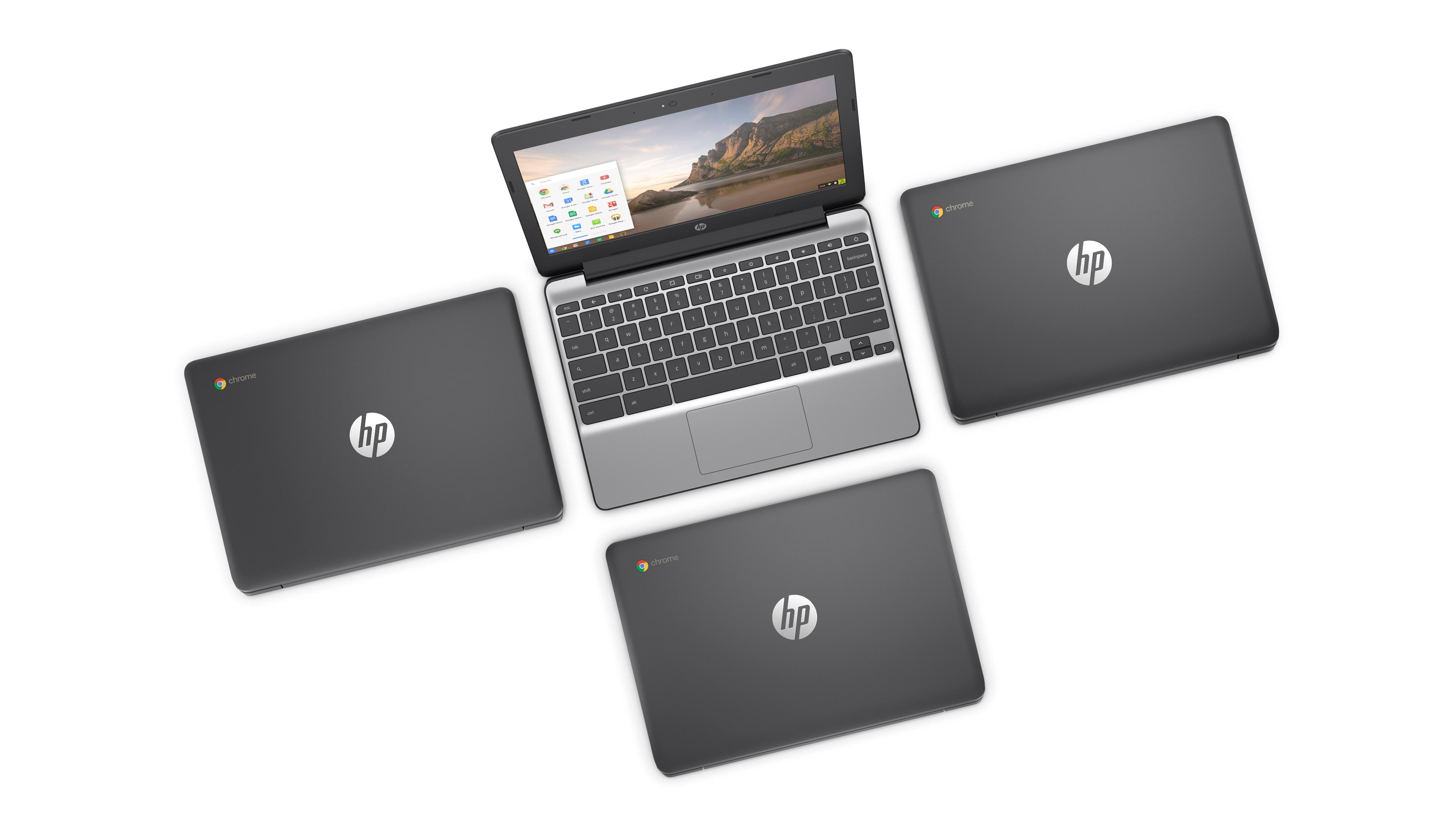 HP Chromebook 11-v000na 11.6-inch HD Laptop (Ash Grey) - (Intel Celeron ...