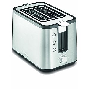 Tefal Prelude Toaster Metal TT442D40, Two Slice with High Lift - 850 W ...