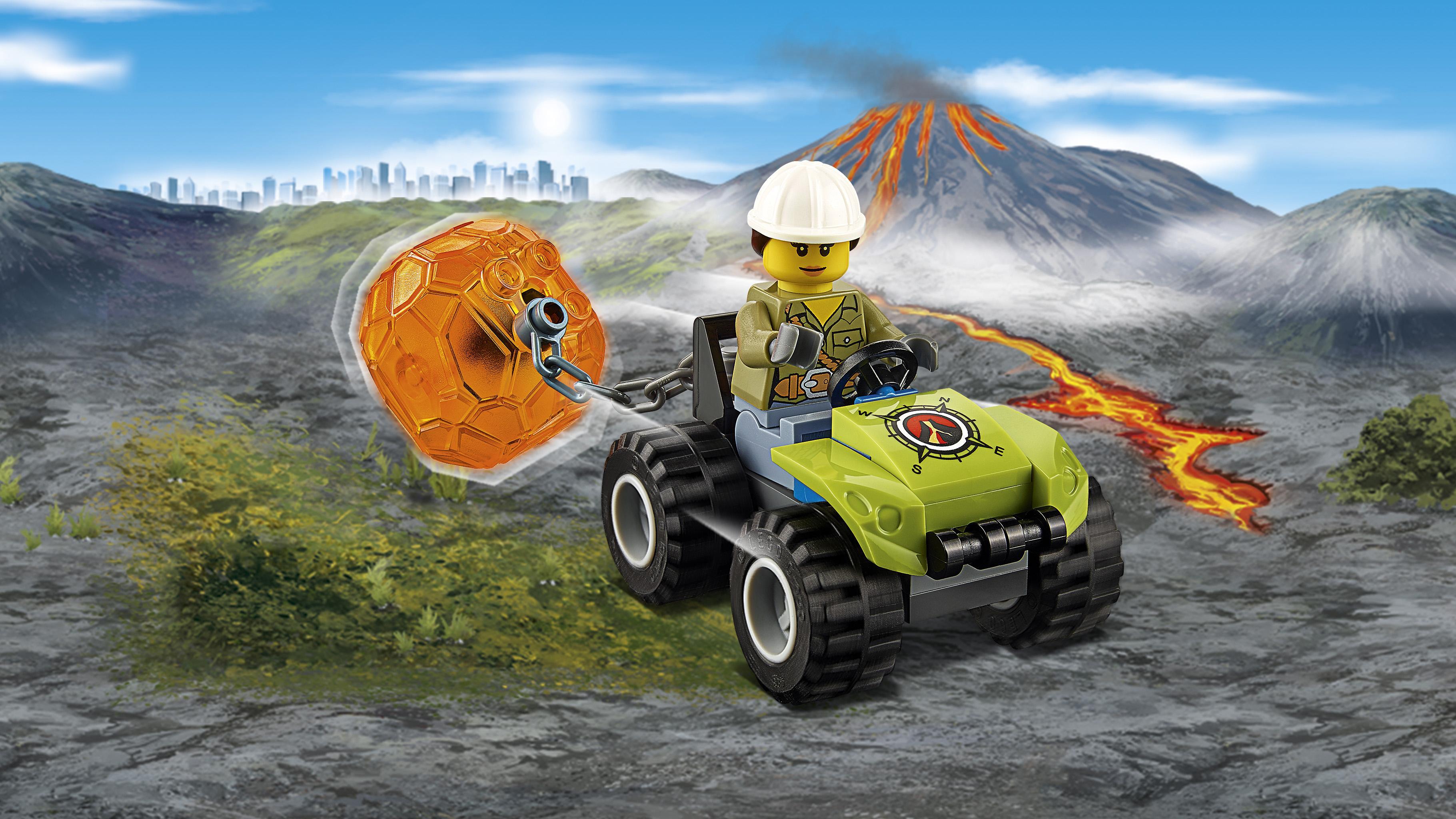 LEGO 60122 City Volcano Explorers Volcano Crawler Building Toy: LEGO ...