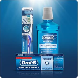 Oral-B Pro Expert Cross Action Anti Plaque Manual Medium Toothbrush ...