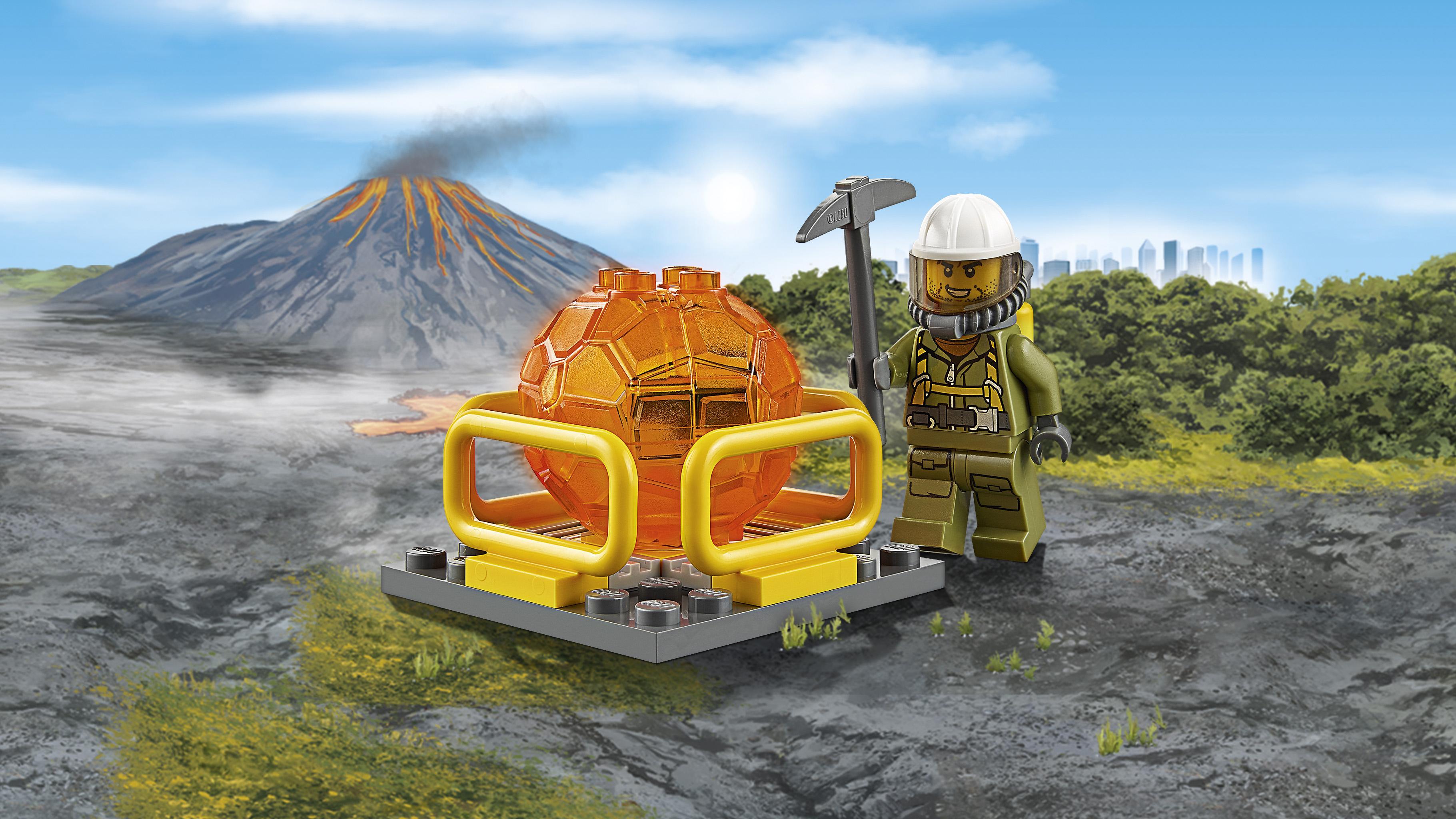 LEGO 60122 City Volcano Explorers Volcano Crawler Building Toy: LEGO ...