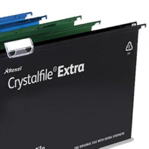 Rexel A4 Heavy Duty Suspension Files with Tabs and Inserts for Filing ...