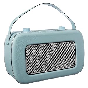 KitSound Jive 1950s Style Retro Portable DAB Radio with Dual Alarm ...